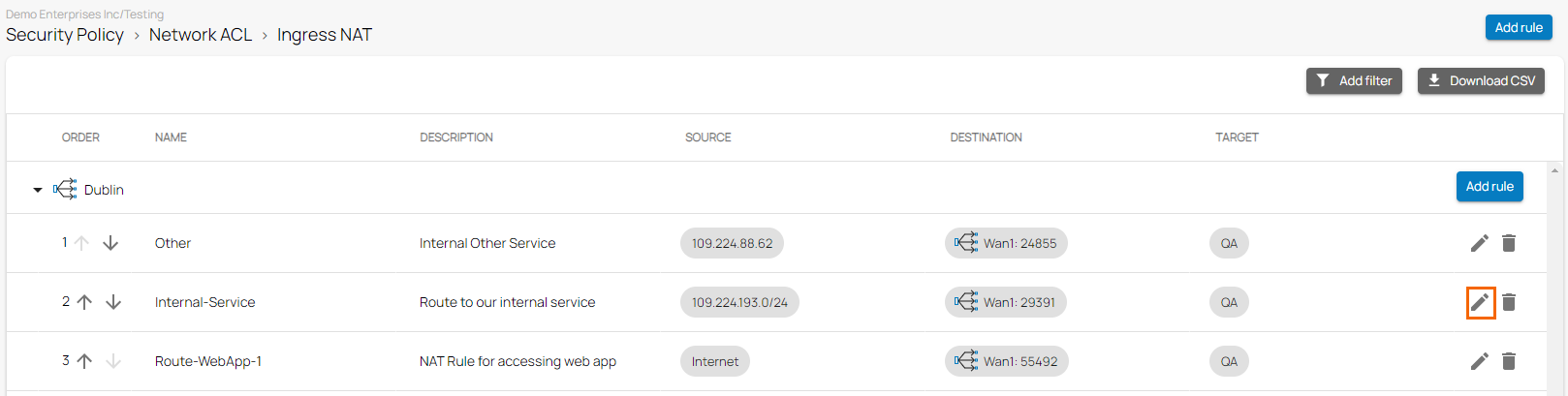 How to Create Ingress NAT Rules | Barracuda Campus